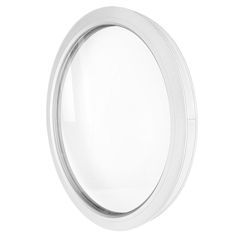 Round uPVC Window Fixed White 500 550 600 650 700 750 800 900 mm VEKA ...